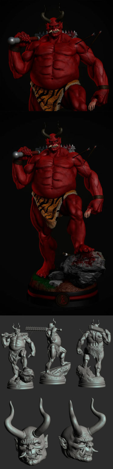 Desire FX 3d models | Oni Japanese Demon – 3D Print Model