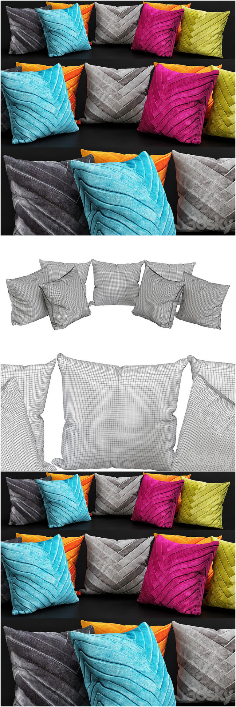 Desire FX 3d models | Pillows for sofa Premium PRO No. 10 – 3D Model