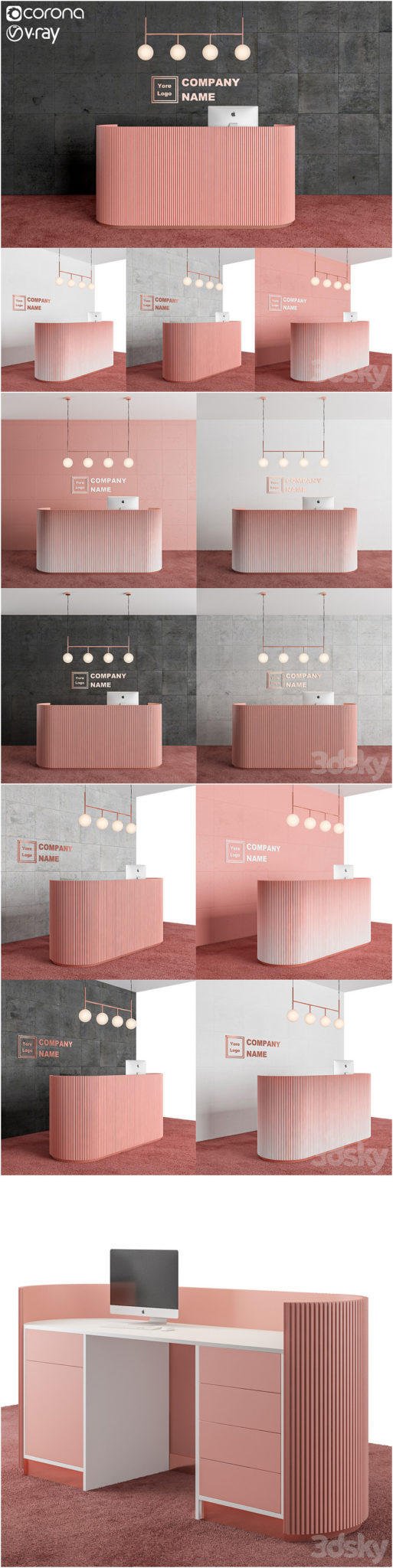Desire FX 3d models | Reception desk – 3D Model