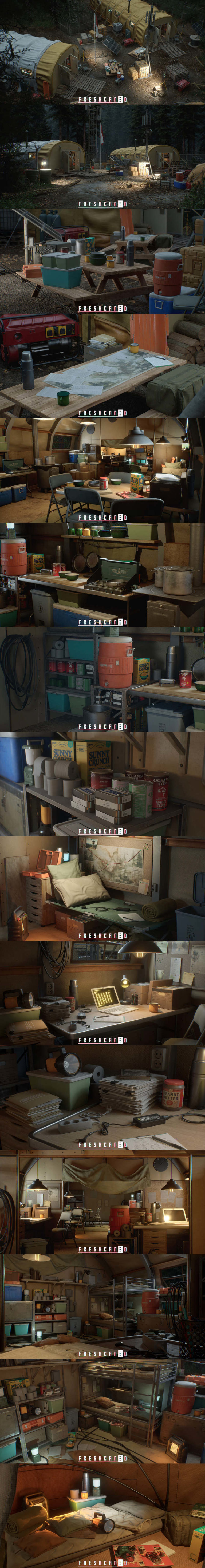 Desire FX 3d models | Research Tent Environment