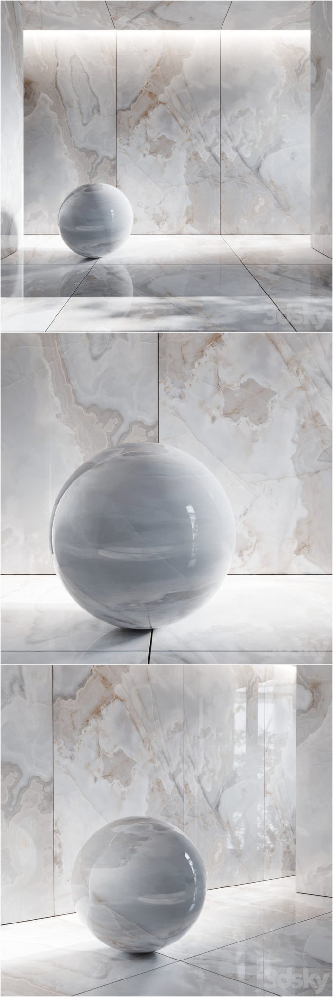 Desire FX 3d models | Reve Blue Porcelain Tile – 3D Model