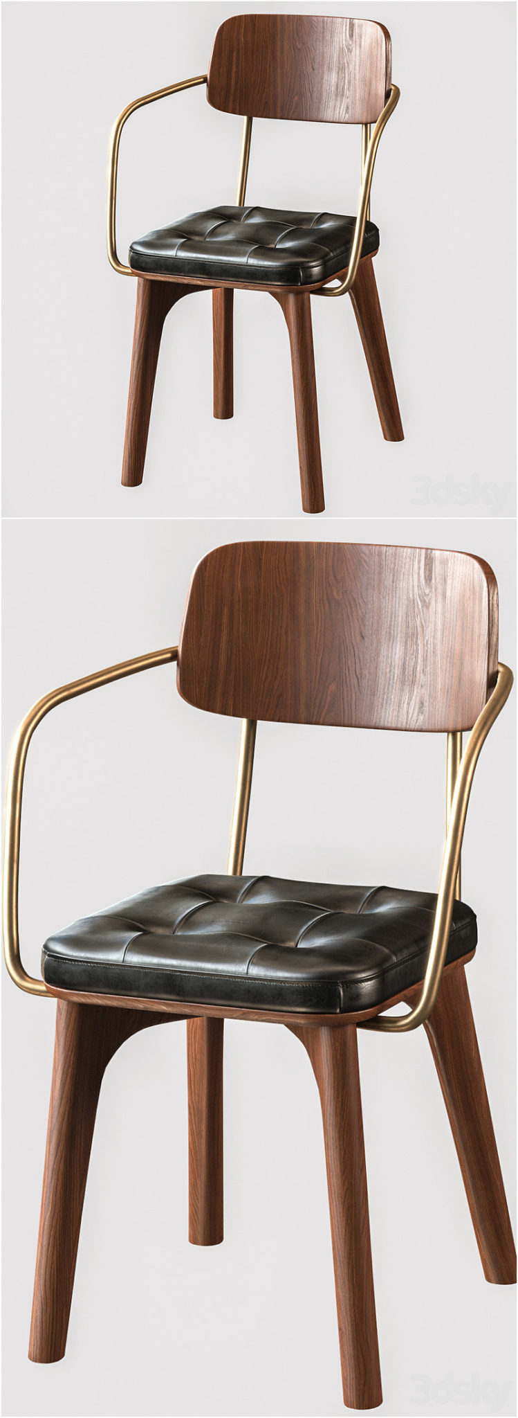 Desire FX 3d models | Stellar Works UTILITY ARMCHAIR V – 3D Model