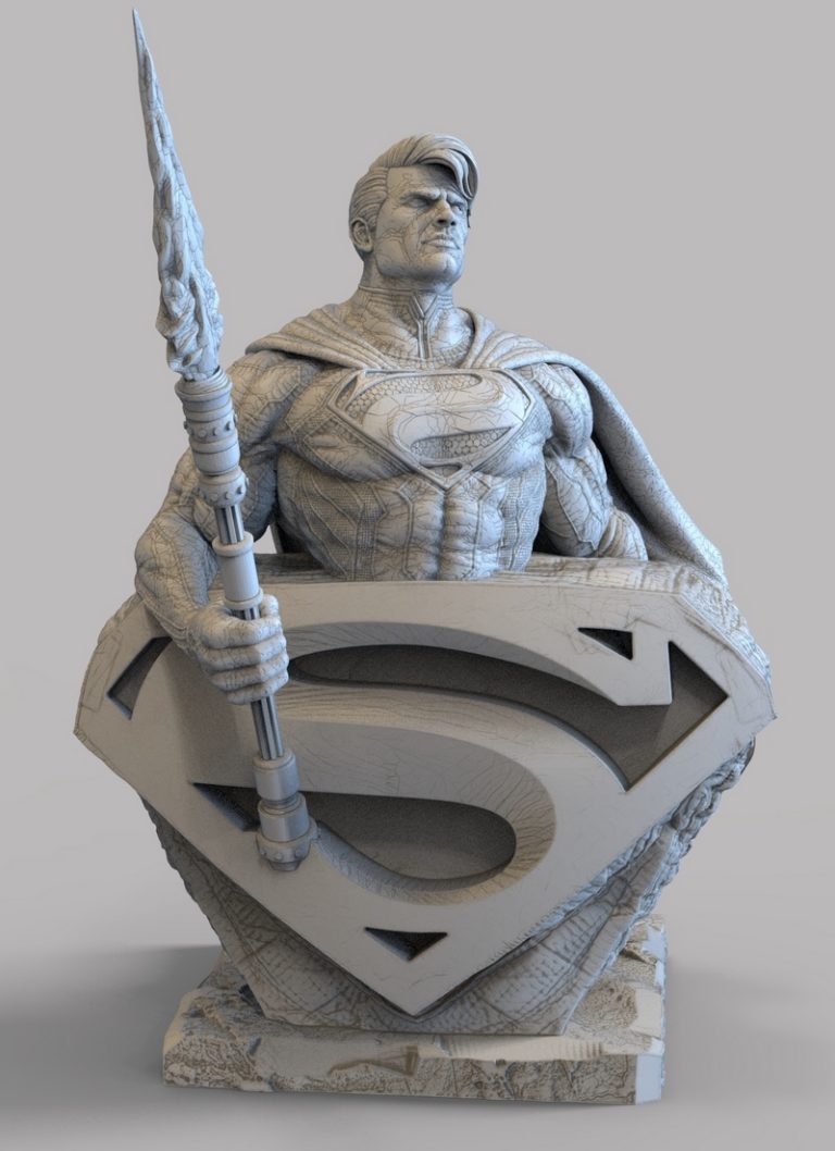 Desire FX 3d models | Superman Bust – 3D Print Model