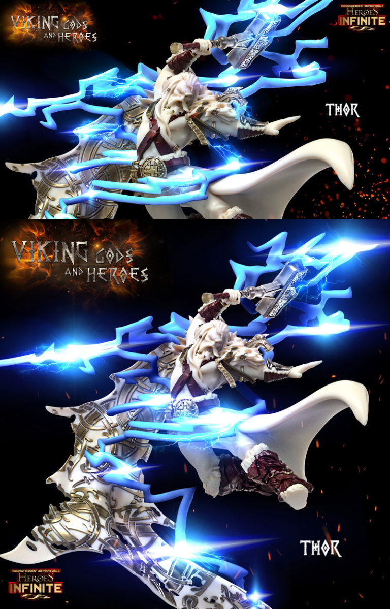 Desire FX 3d models | Viking Gods and Heroes – Thor – 3D Print Model