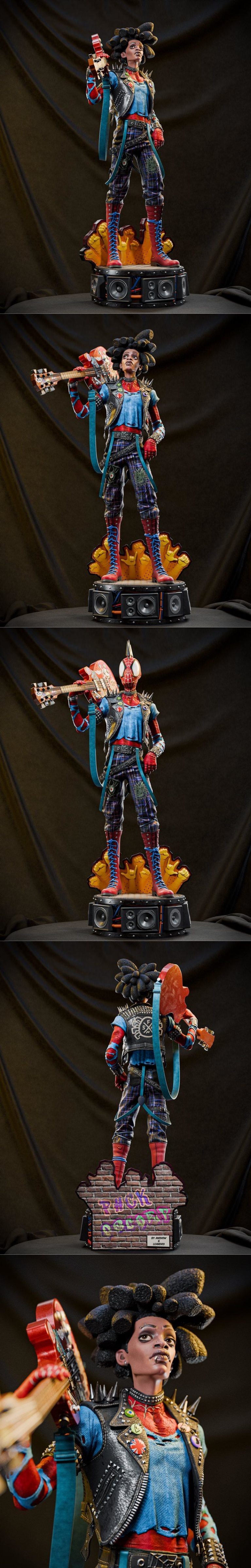 Desire FX 3d models | Ca 3d Studios – Spider Punk – 3D Print Model STL