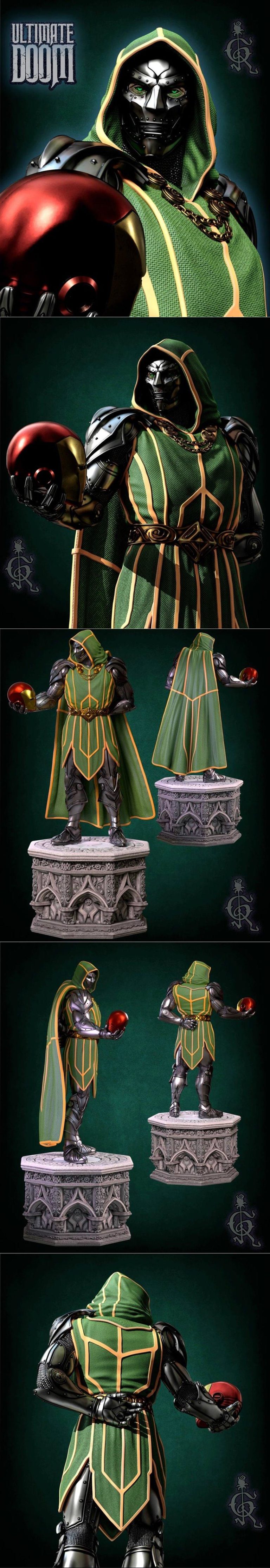 Desire FX 3d models | Ultimate Dr Doom – 3D Print Model STL