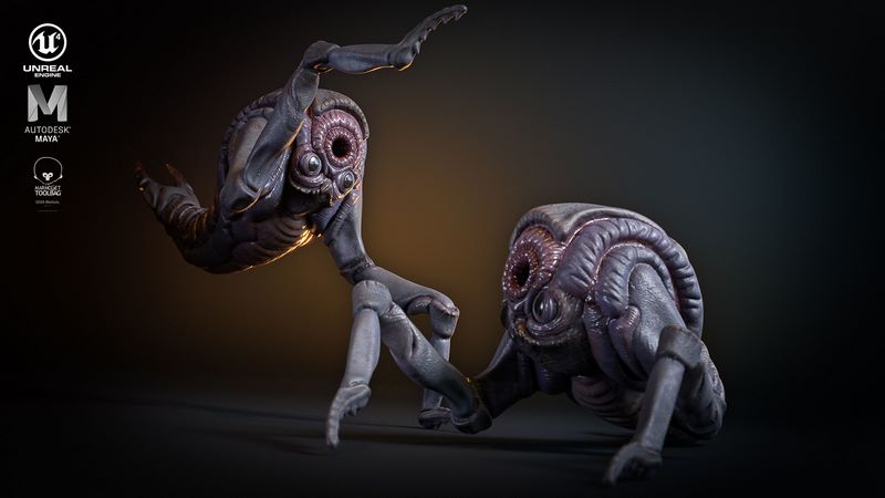 Desire FX 3d models | Mutant Shrimp Low-poly 3D model