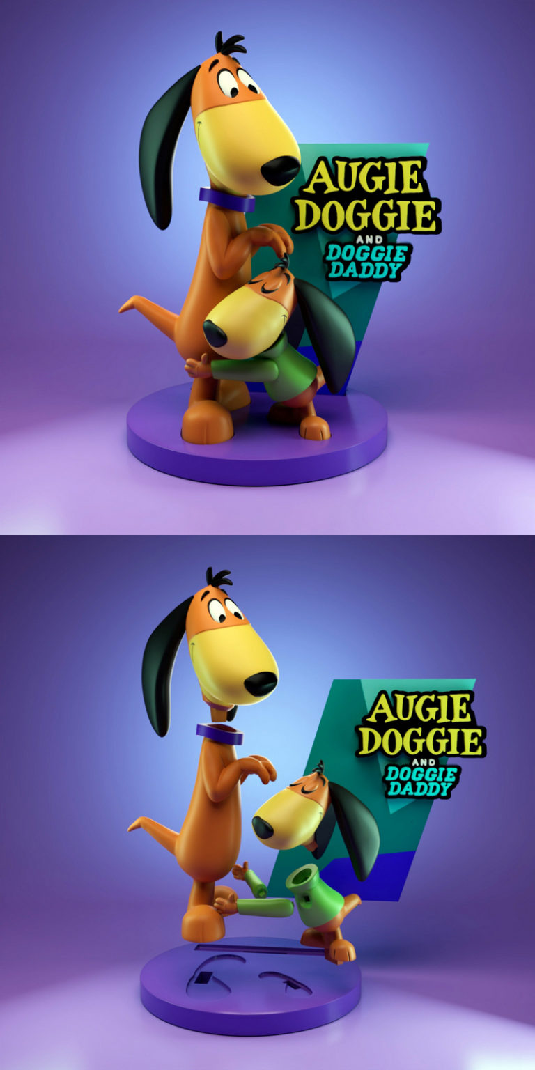 Desire FX 3d models | Augie Doggie and Doggie Daddy – 3D Print Model