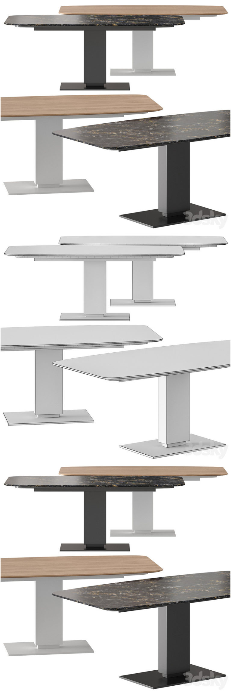 Desire FX 3d models | Calligaris Echo Table – 3D Model