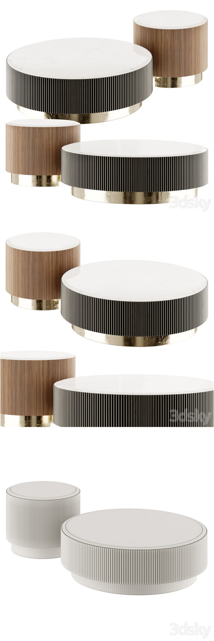 Desire FX 3d models | Gallotti Radice NORI table – 3D Model