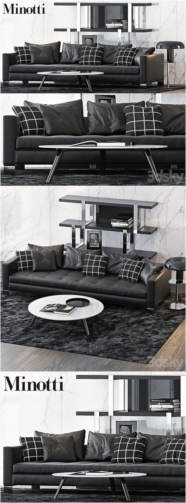 Desire FX 3d models | Minotti Set 12 – 3D Model