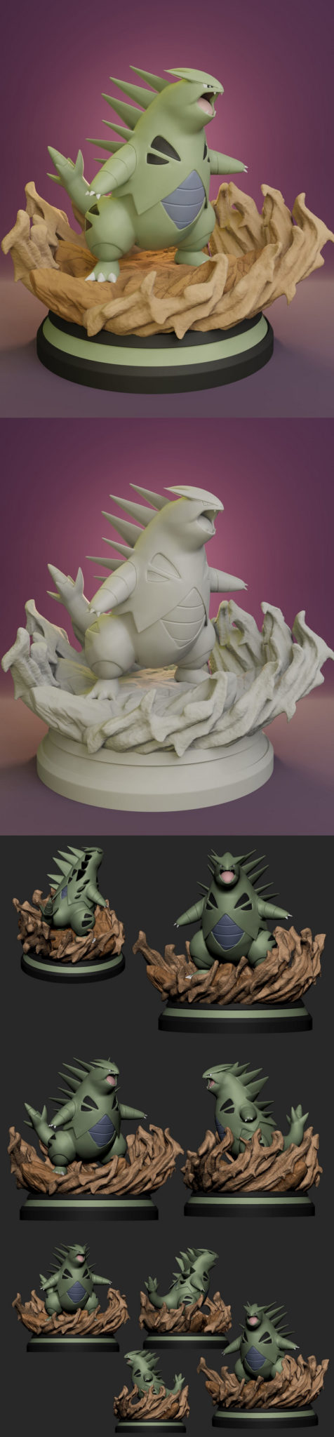 Desire FX 3d models | Pokemon Tyranitar – 3D Print Model