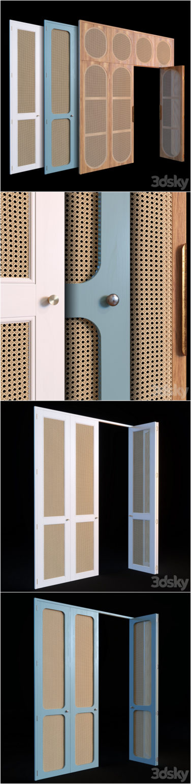 Desire FX 3d models | Rattan door set – 3D Model