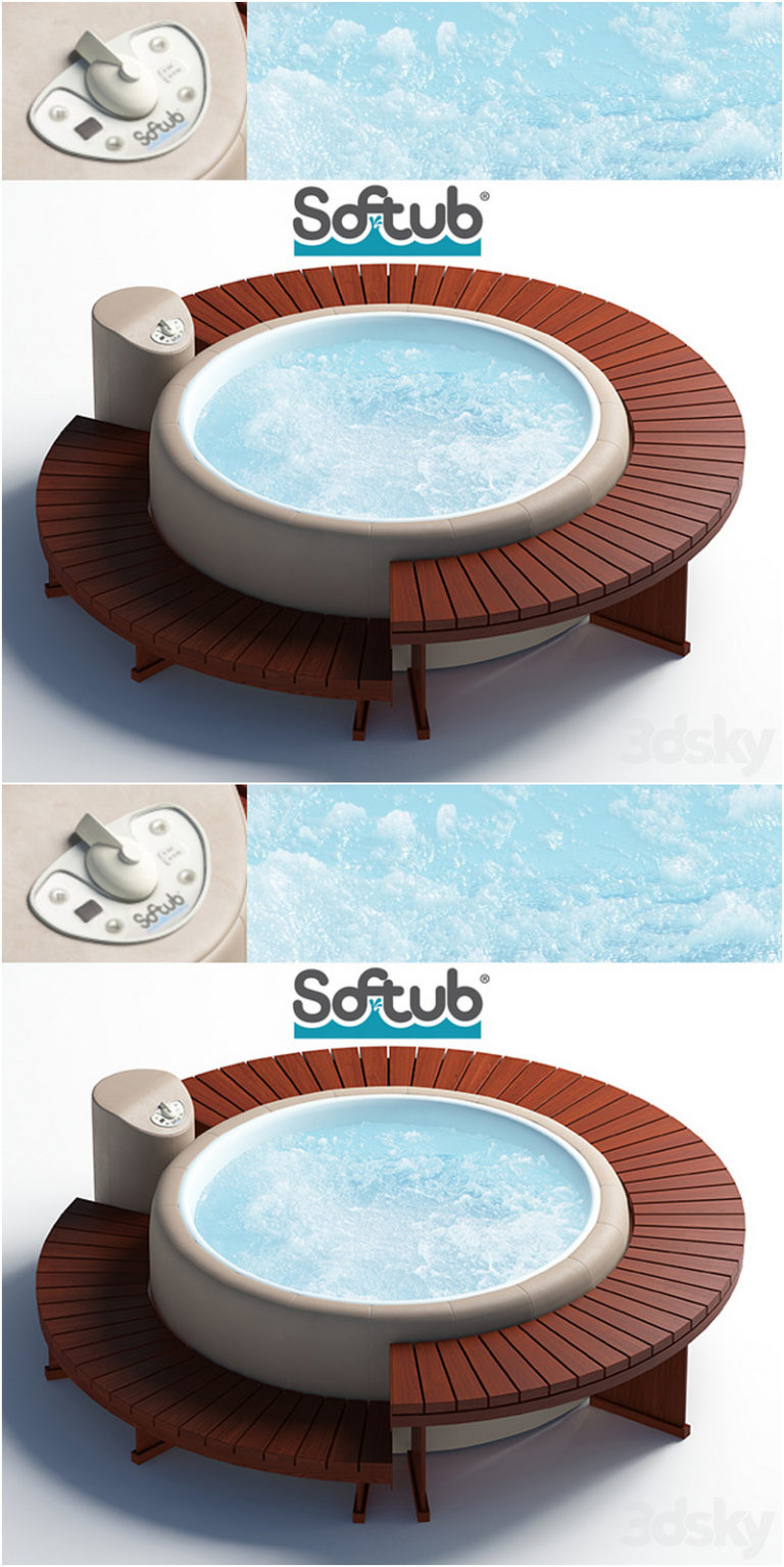 Desire FX 3d models | Softub exterior jacuzzi – 3D Model