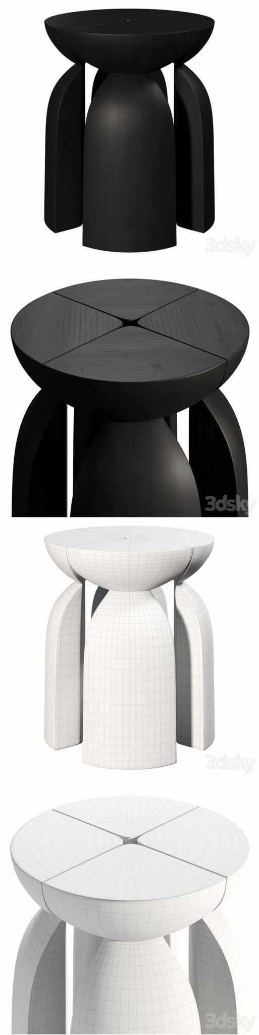 Desire FX 3d models | Unity Side Table – 3D Model