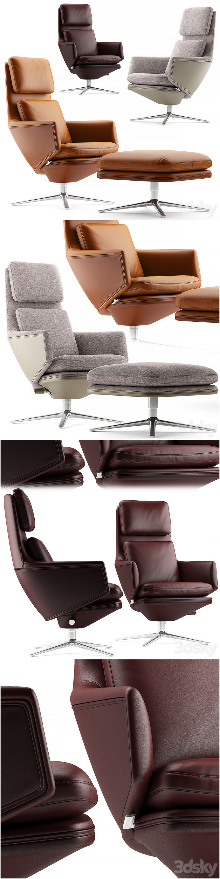 Desire FX 3d models | Vitra Grand Relax armchair – 3D Model