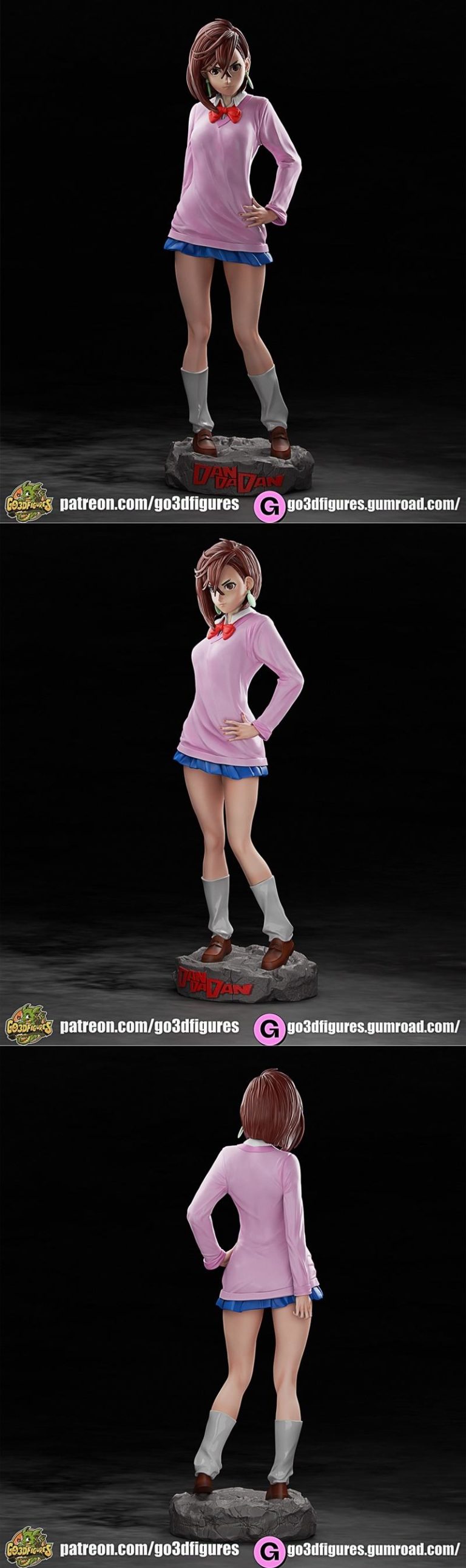 Desire FX 3d models | Go3DFigures – Dandadan – Momo Ayase – 3D Print ...