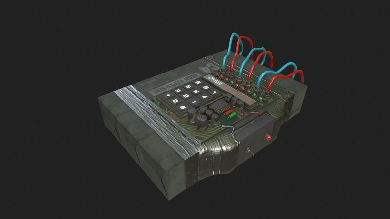 Desire FX 3d models | C4 Explosive with Detonator 3D model