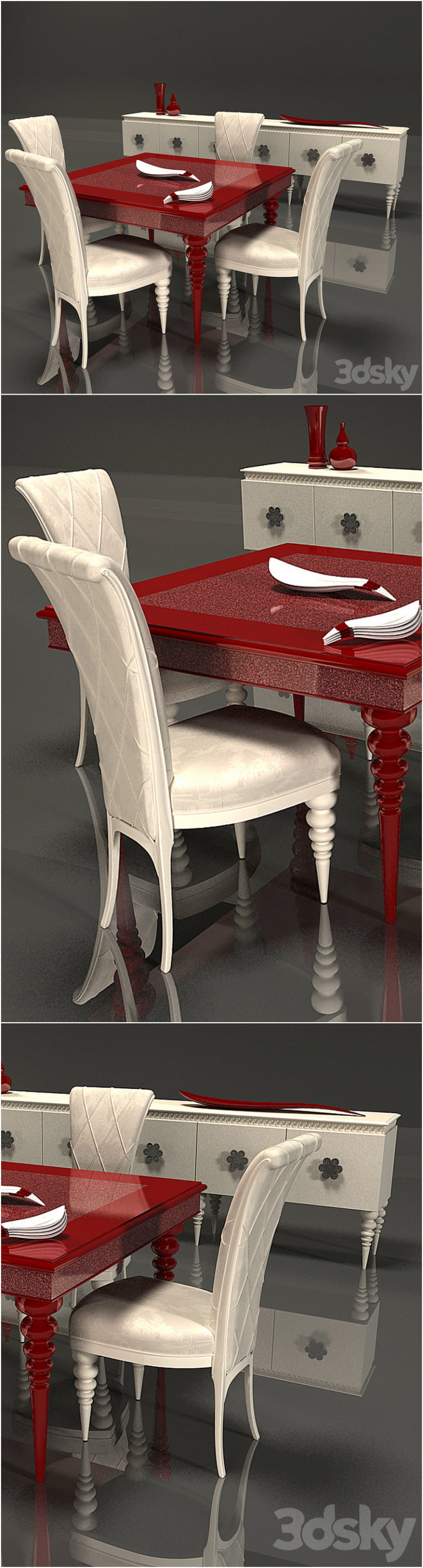 Desire FX 3d models | ALTA-MODA, table, chair – 3D Model