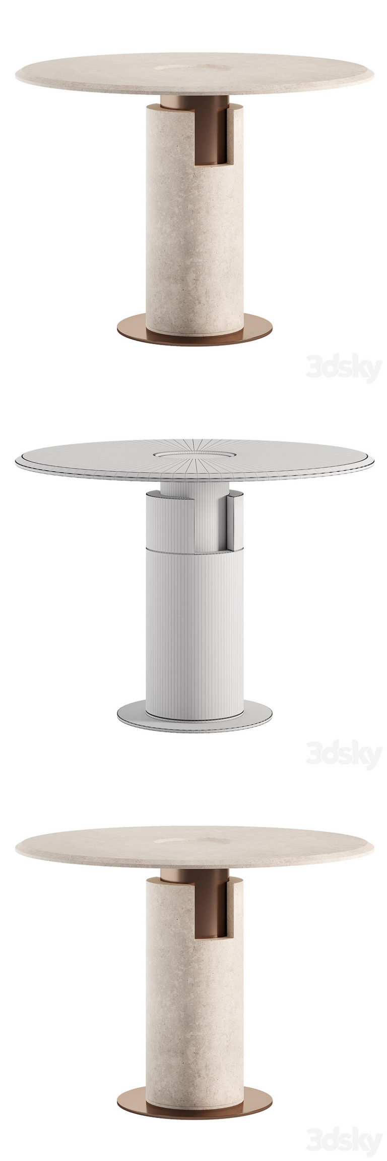 Desire FX 3d models | Alba Table Bistrot – 3D Model