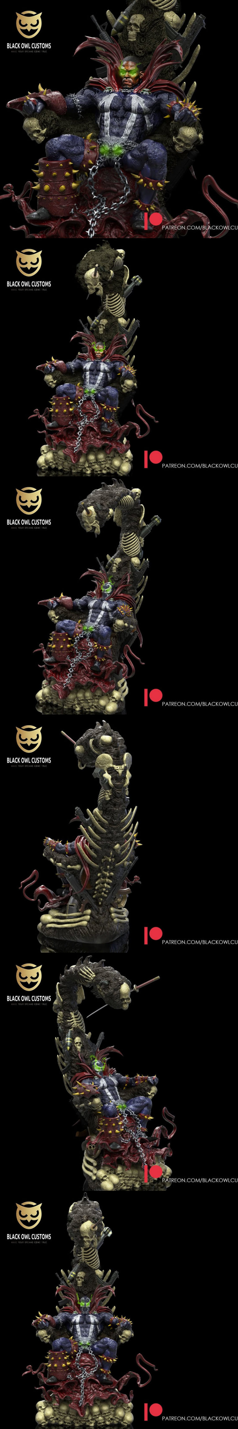 Desire FX 3d models | Black Owl Customs – Spawn on Throne BOC – 3D ...