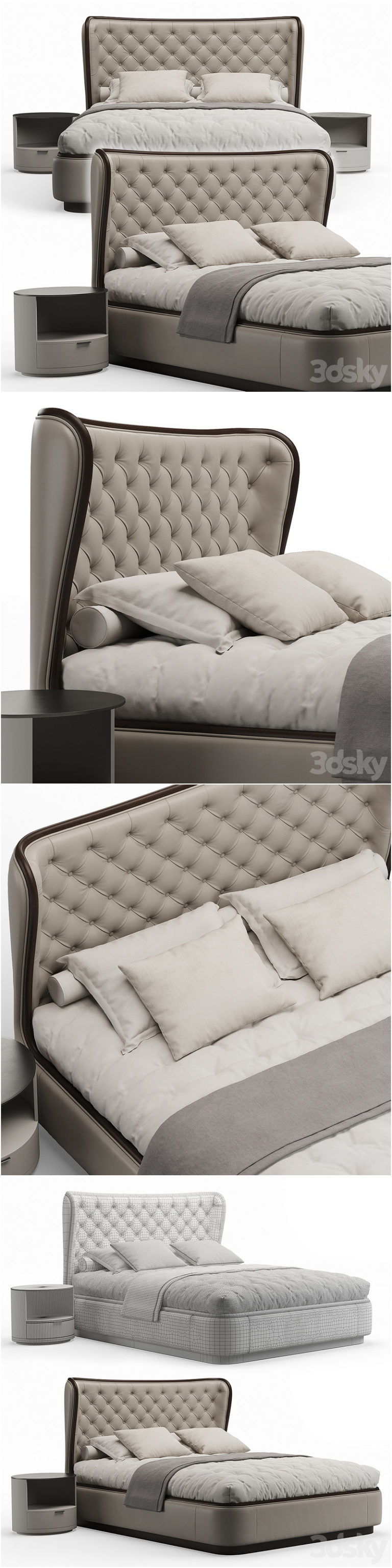 Desire FX 3d models | Medea Lifestyle 1905 Margot Bed – 3D Model