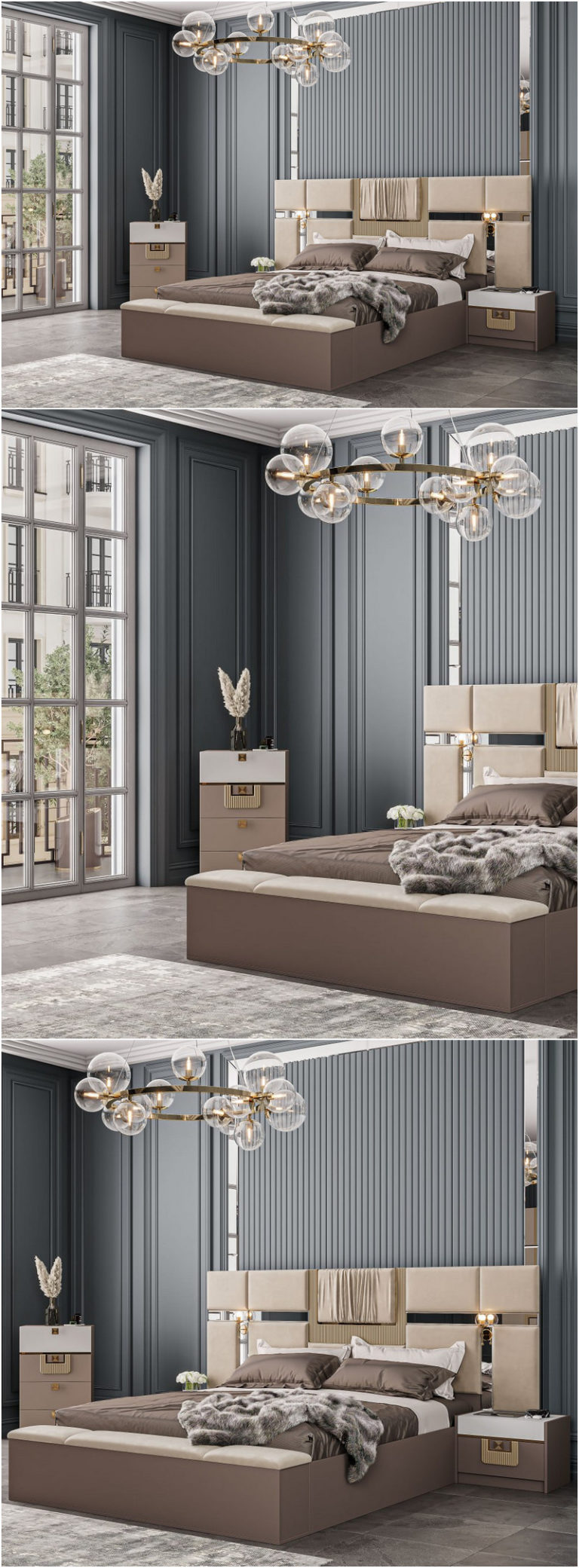 Desire FX 3d models | Modern classic bed furniture model 003 – 3D Model