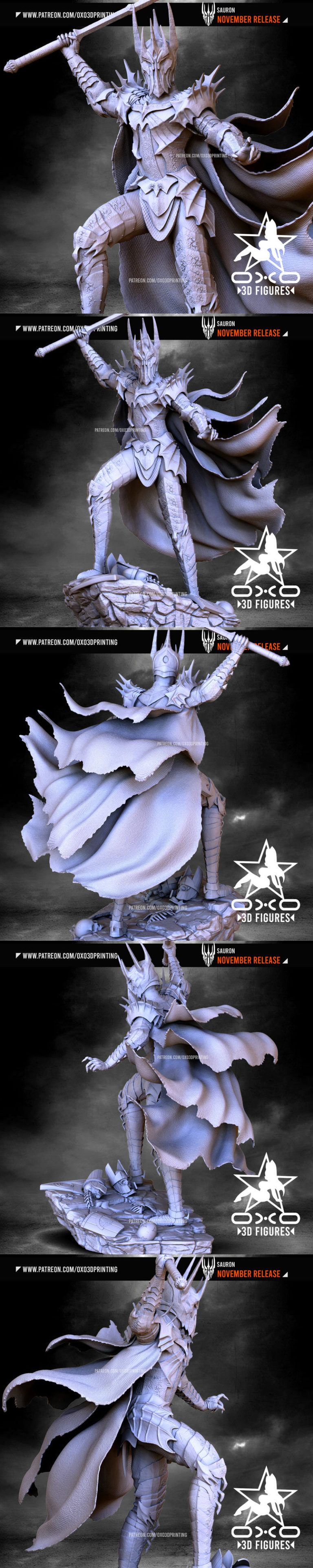 Desire FX 3d models | OXO3D – Sauron – 3D Print Model