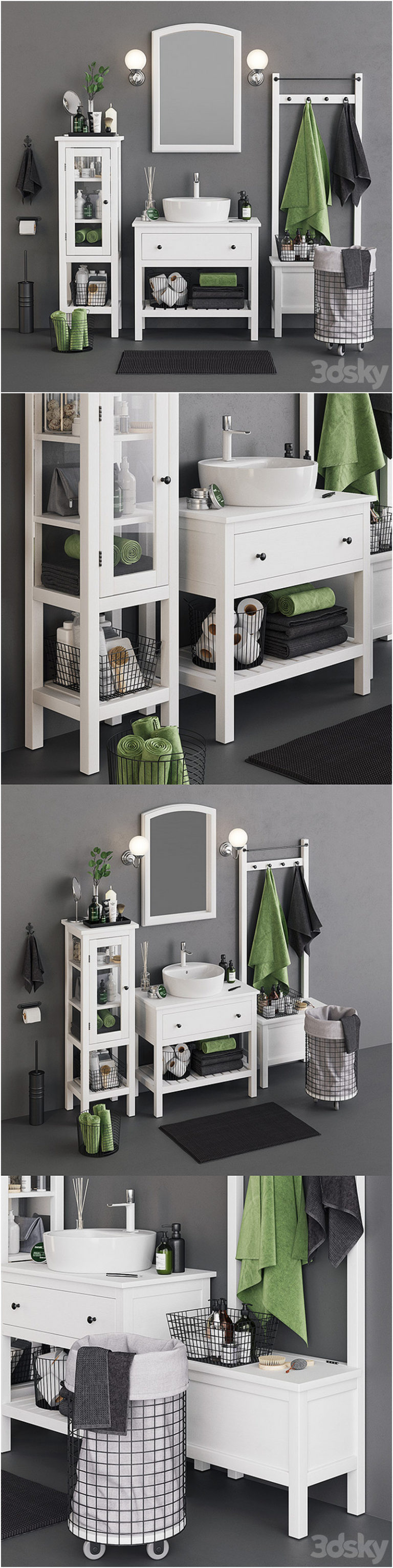 Desire FX 3d models | Open Hemnes Bath Set – 3D Model