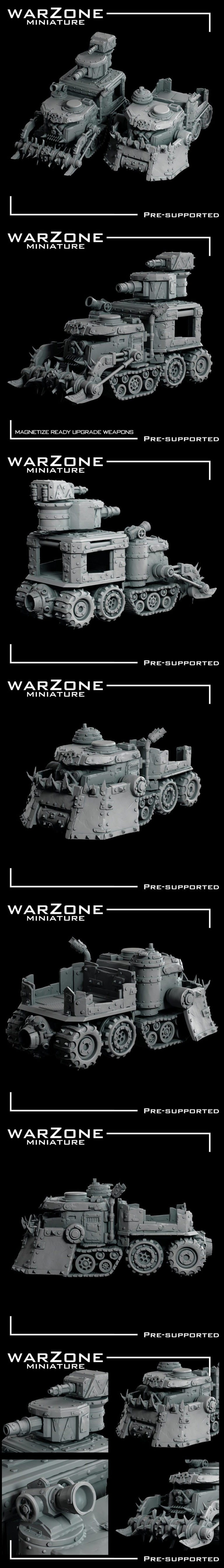 Desire FX 3d models | Ork Battlewagon Doomcrusher Party Wagon – 3D ...