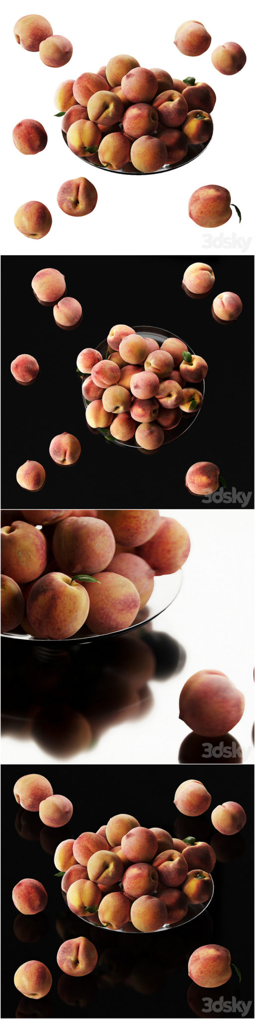 Desire FX 3d models | Peaches on a plate – 3D Model