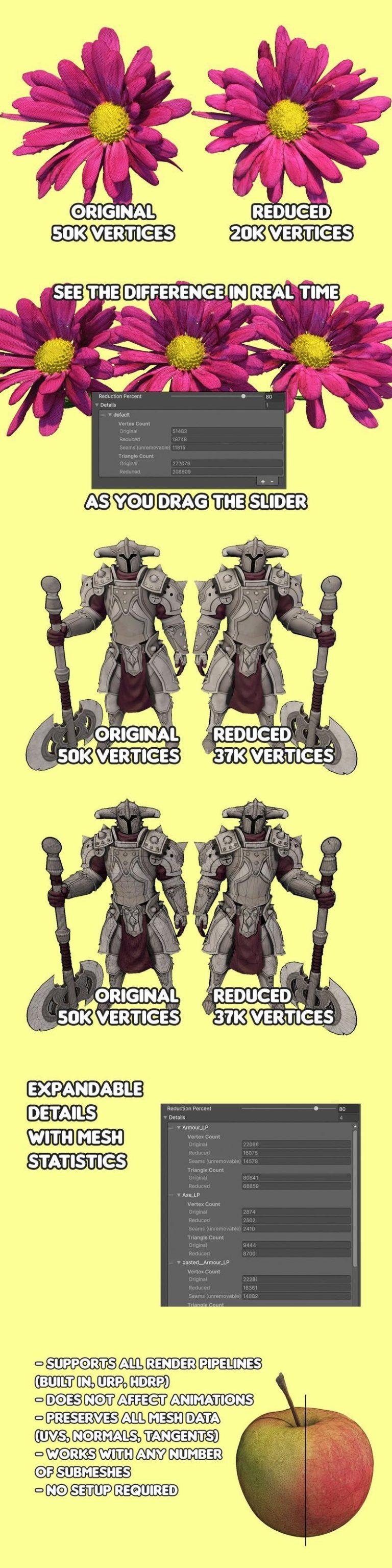 Desire FX 3d models | Polygon Reducer v1.1.0