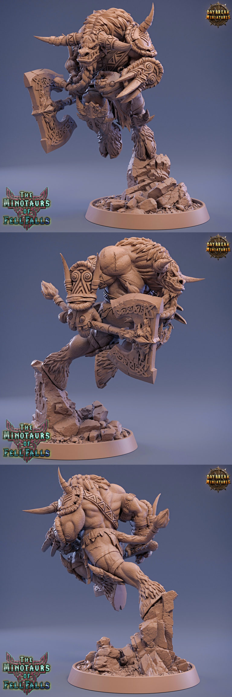 Desire FX 3d models | The Minotaurs of Fell Falls – Phaolo Klanck – 3D ...