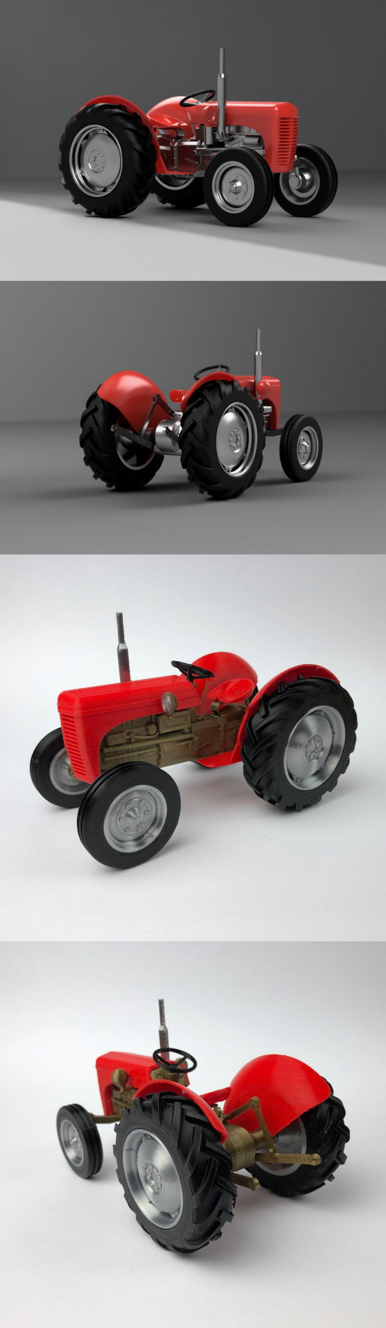 Desire FX 3d models | Tractor – Ferguson TE20 – 3D Print Model
