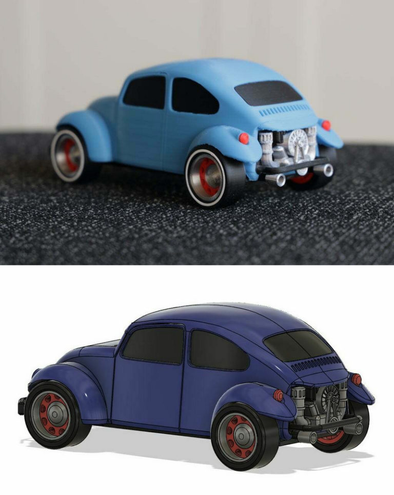 Desire FX 3d models | VW Beetle Baja Bug – 3D Print Model