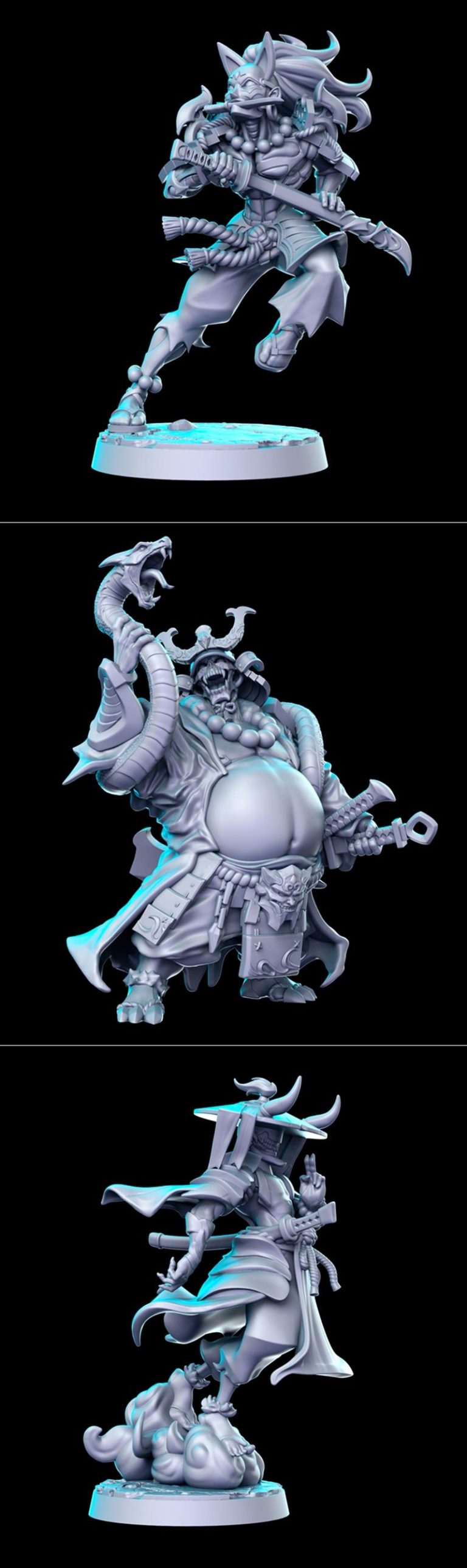 Desire FX 3d models | RN Estudio – Oni Samurai – Oni General – Oni ...