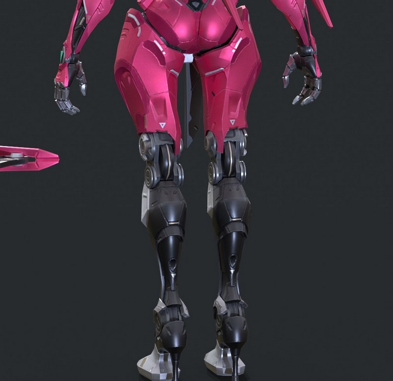 Desire FX 3d models | Maneuvering gundam pink 3D model