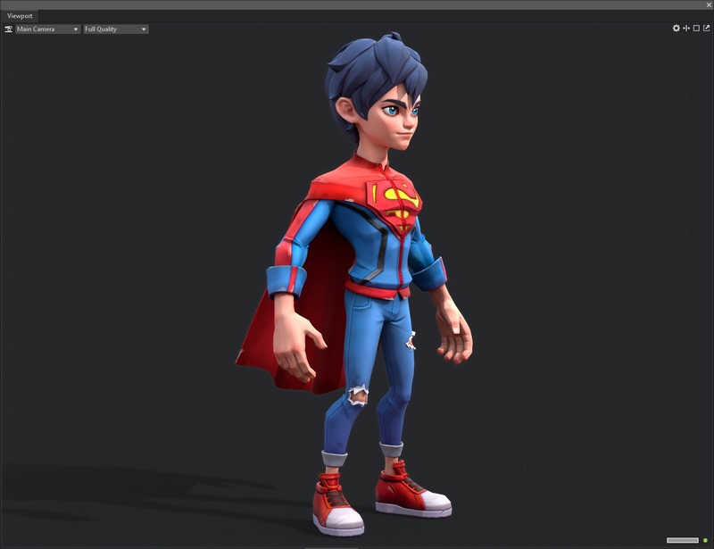 Desire FX 3d models | Superboy Low-poly 3D model