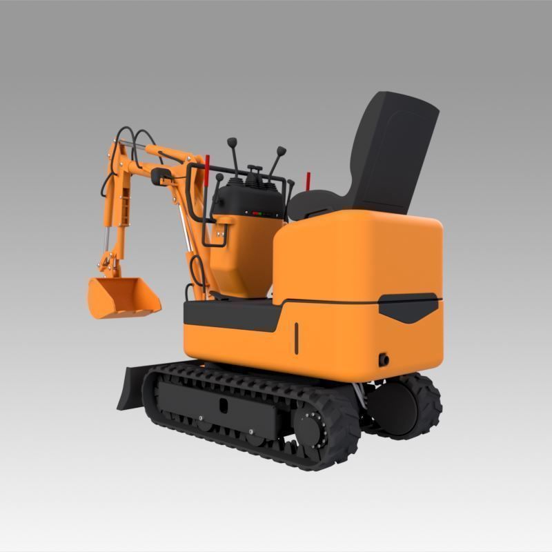 Desire FX 3d models | Mini excavator 3D model