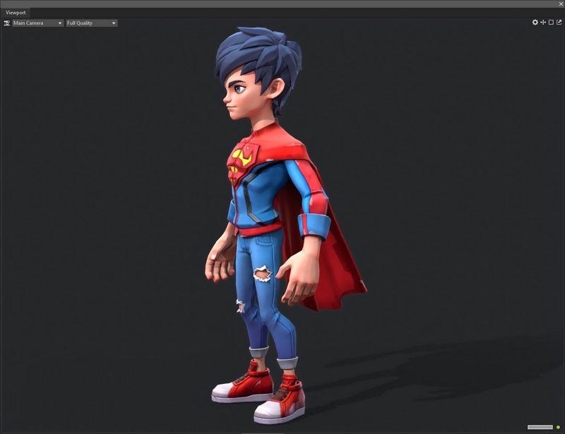 Desire FX 3d models | Superboy Low-poly 3D model