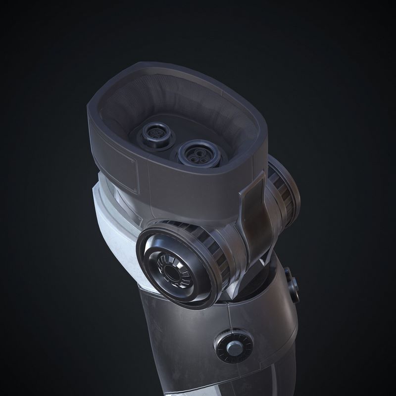 Desire FX 3d models | Sci-fi robotic leg 3D model