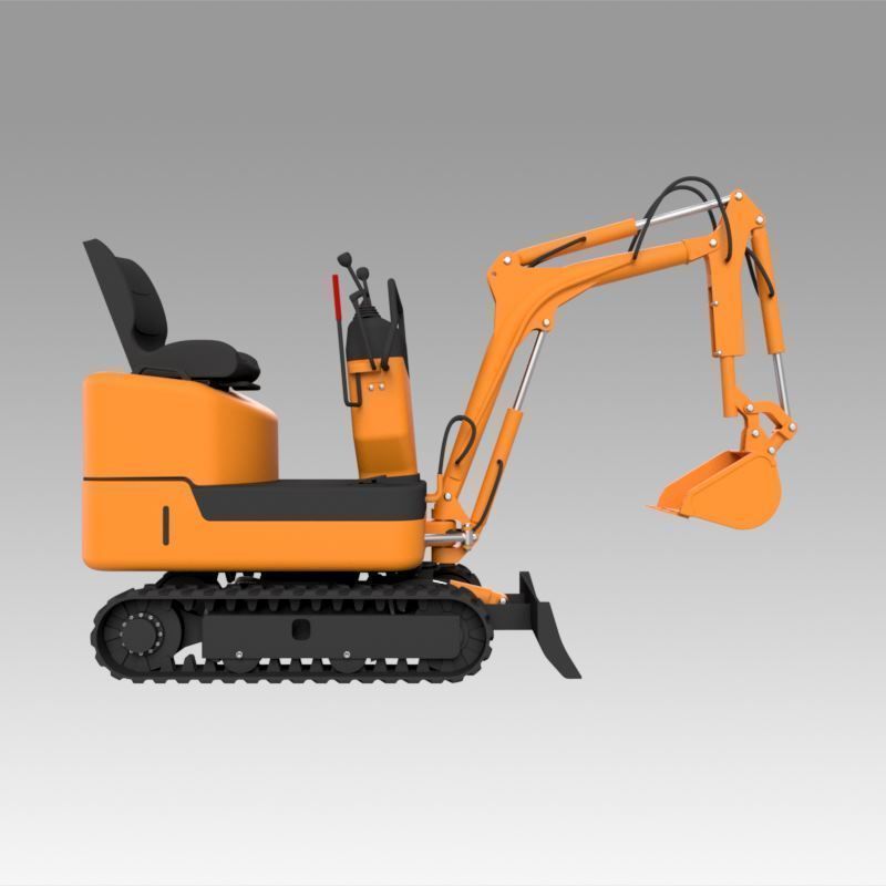 Desire FX 3d models | Mini excavator 3D model
