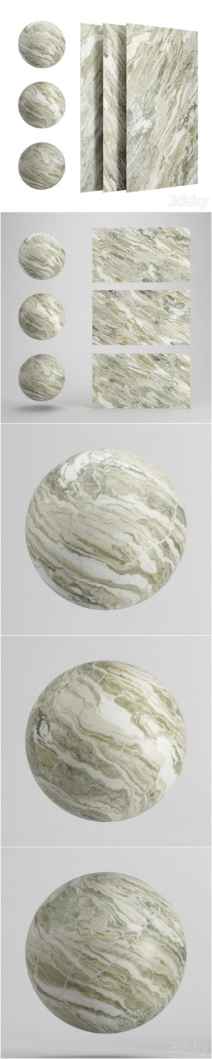 Desire FX 3d models | Ancient Green Marble – 3D Model