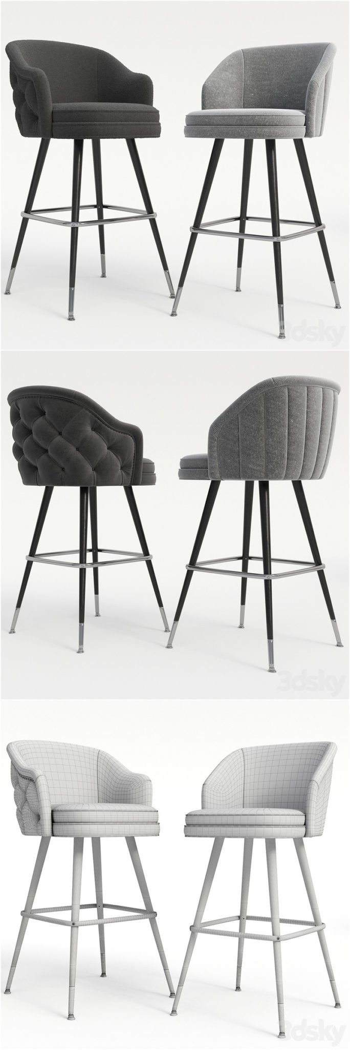 Desire FX 3d models | Bar_chair_02 – 3D Model