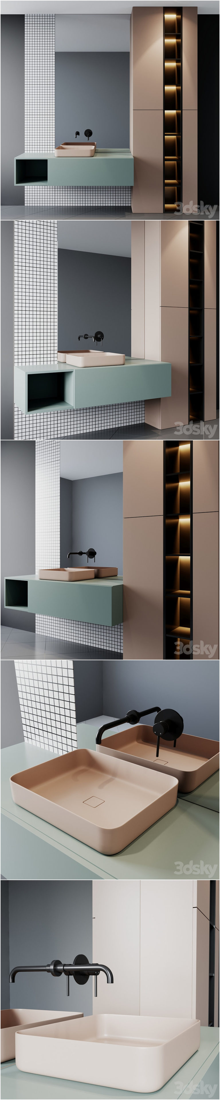 Desire FX 3d models | Bath set 16 – 3D Model