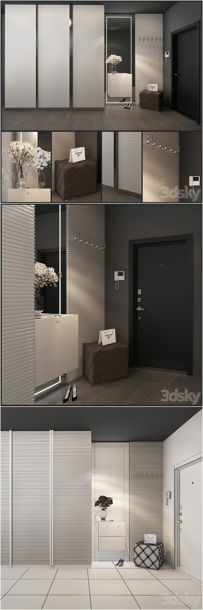Desire FX 3d models | Composition in the hallway_39 – 3D Model