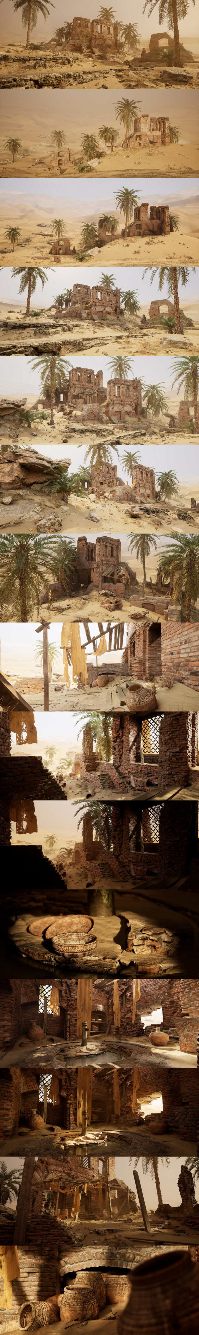 Desire FX 3d models | Deserted Industrial Ruins – Abandoned Oasis