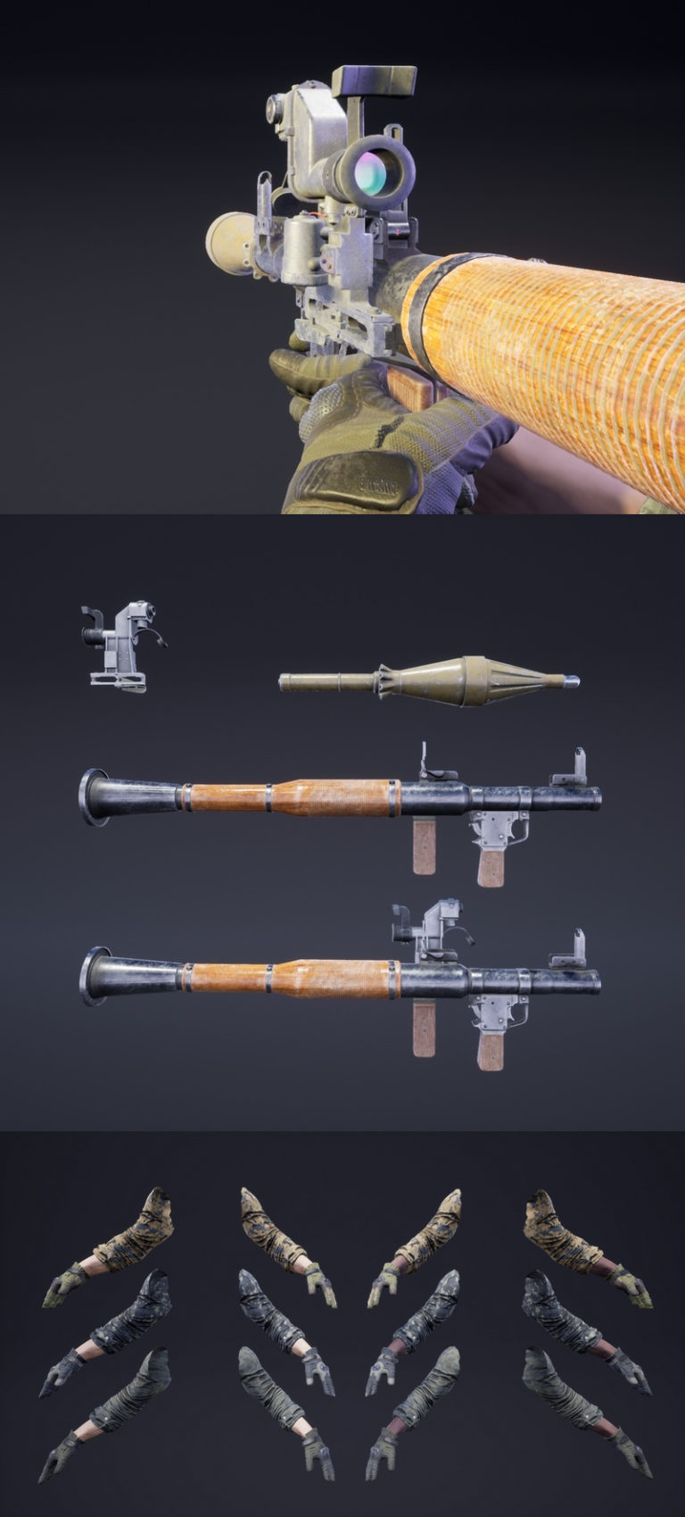 Desire FX 3d models | FPS Rocket Launcher Animations