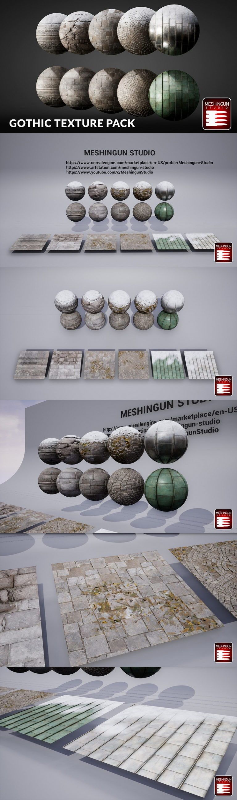 Desire FX 3d models | Gothic Texture Pack