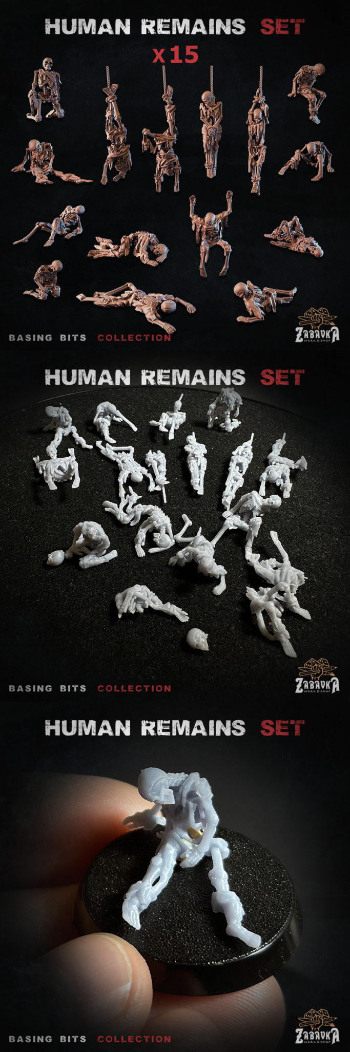 Desire FX 3d models | Human Remains Set – Basing Bits Collection – 3D ...